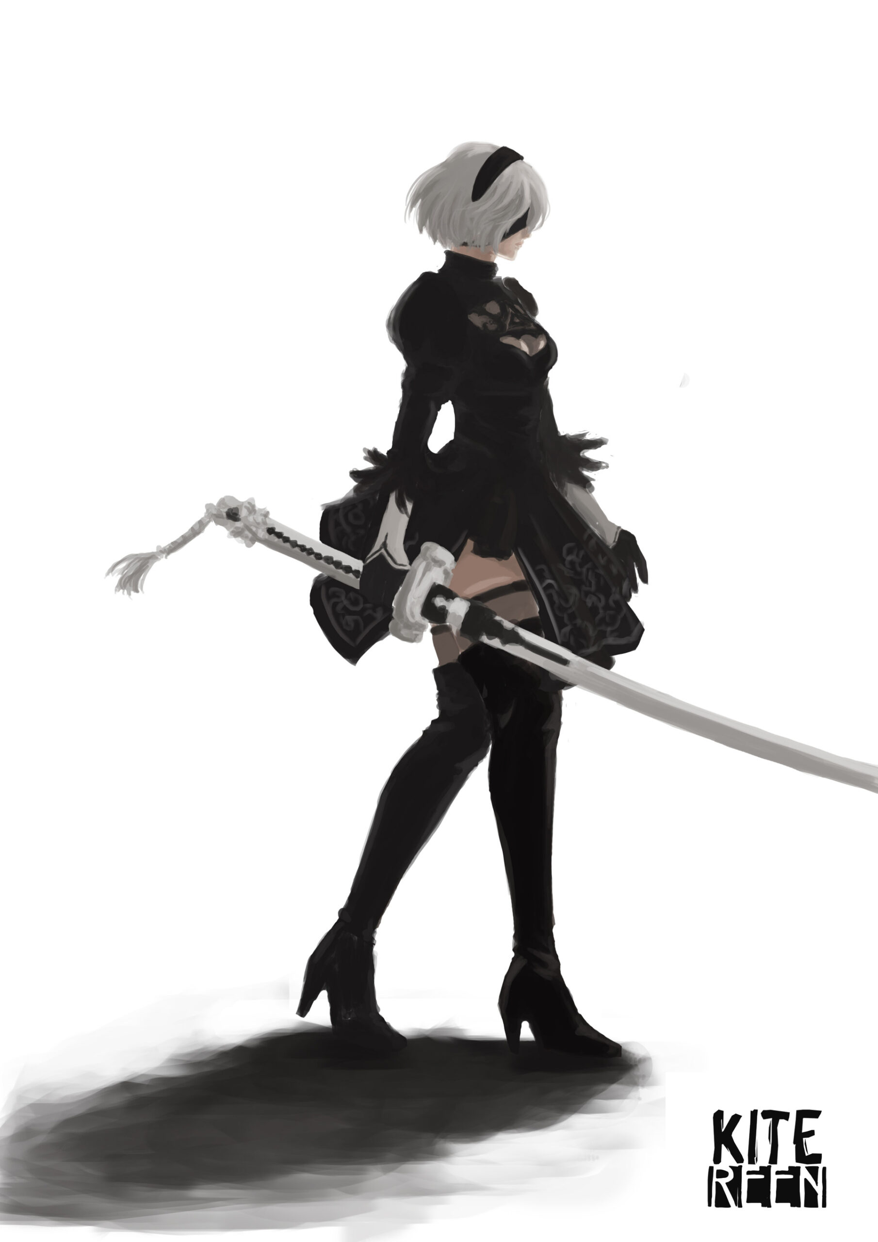 Nier Automata 2B - por Tenkou - Cosplay Time